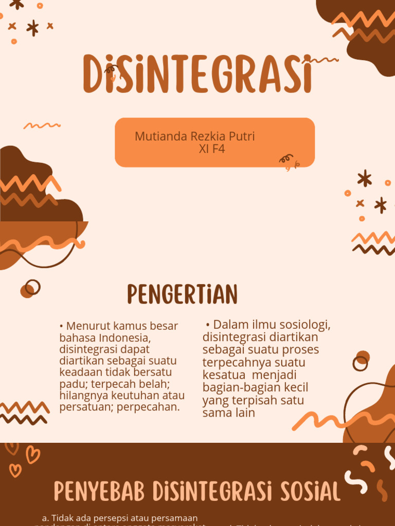 Disintegrasi Sosial dan Pemulihan Masyarakat | PDF | Politik | Ilmu Sosial