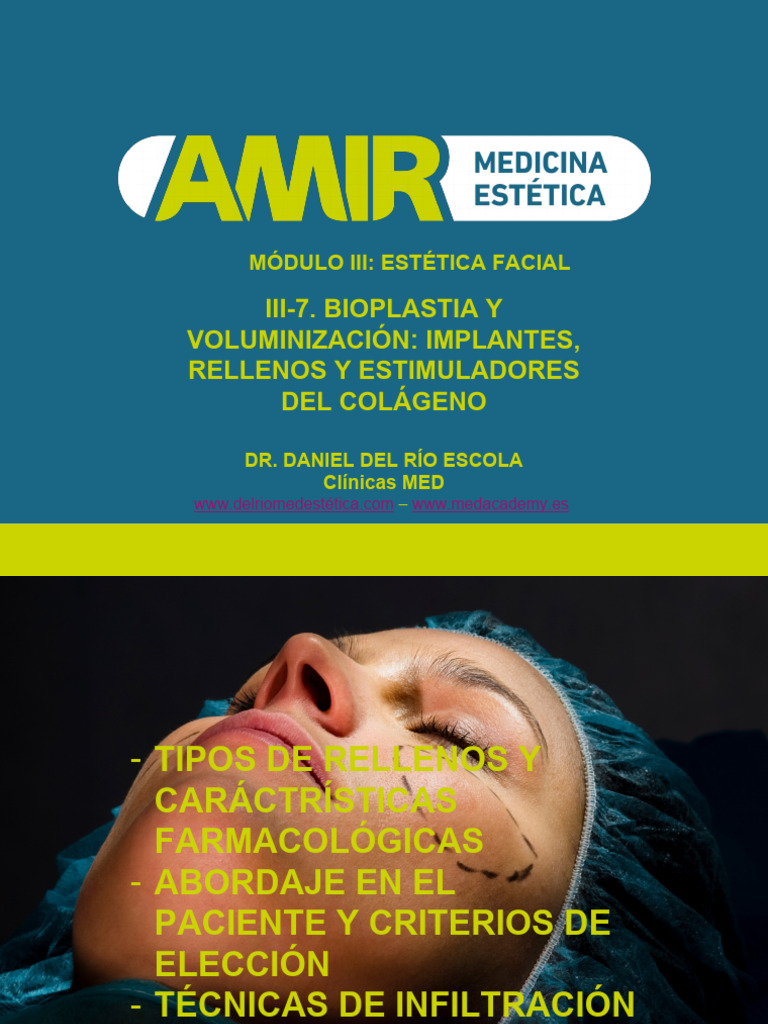 Bioplastia y Voluminización Facial | PDF | Dispositivo médico