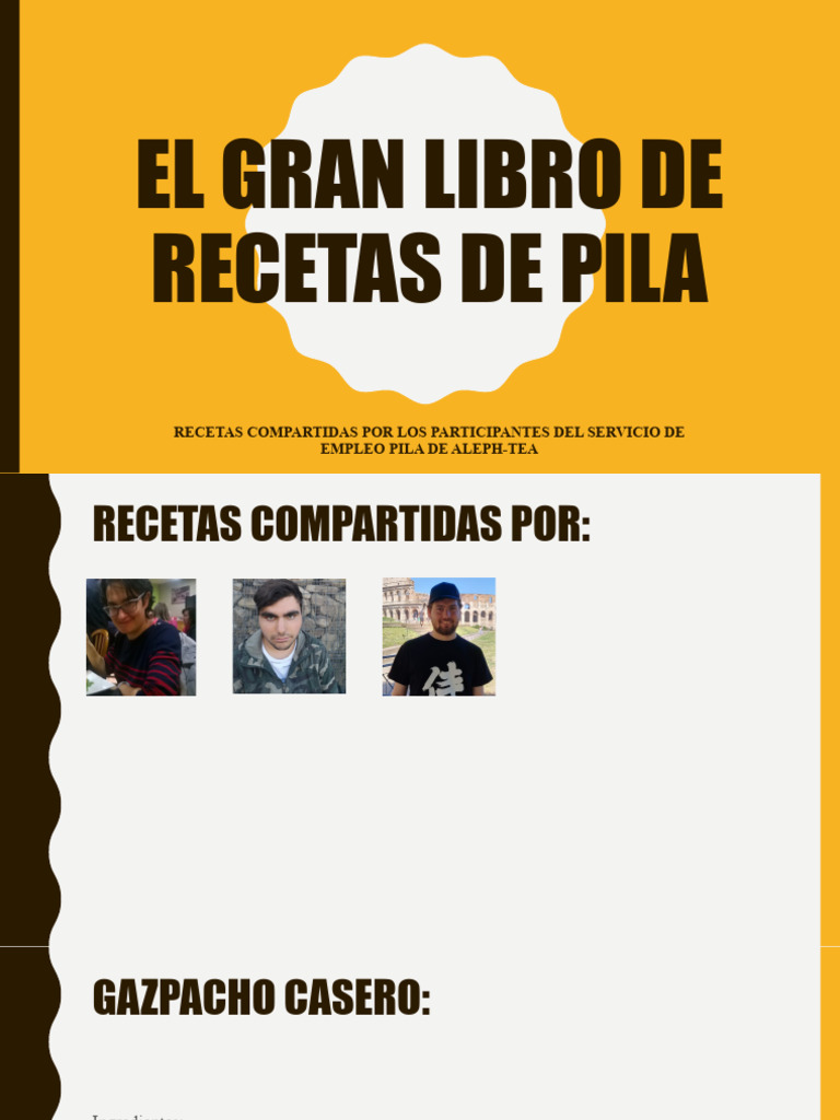 LIBRO DE RECETAS | PDF