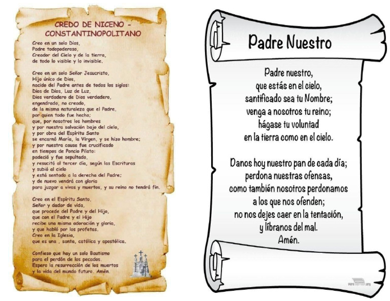Signos Credo y El Padre Nuestro | PDF