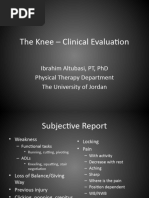 Comprehensive Knee Examination OSCE Guide | PDF | Knee ...