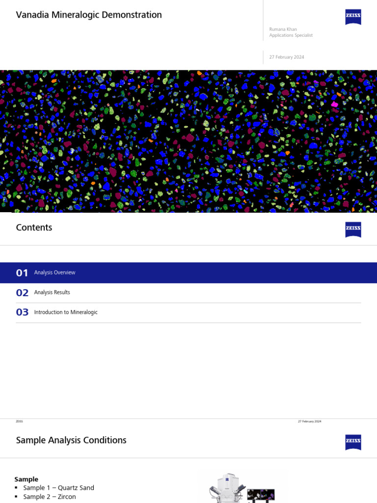 Vanadia Mineralogic Demonstration | PDF | Minerals | Porosity