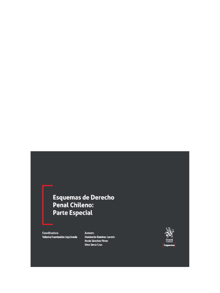 Equemas de Dercho Penal Chileno Parte Especial - Organized - Organized ...