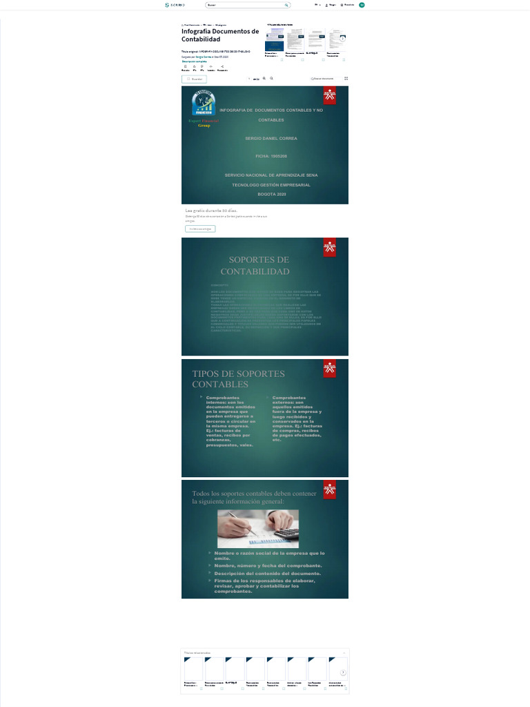 Infografia Documentos de Contabilidad _ PDF _ Pagaré _ Contabilidad | PDF