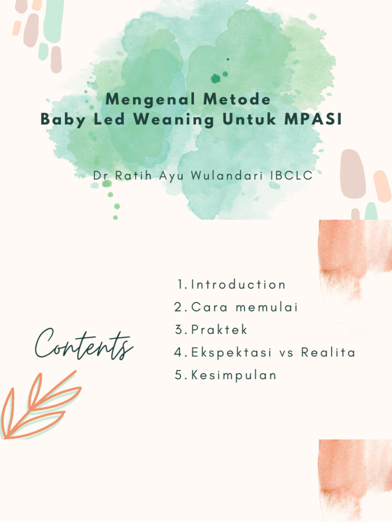 Mengenal BLW Compressed | PDF | Pengembangan Diri | Kesehatan Holistik