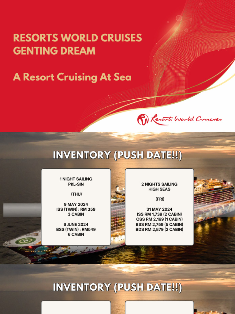 Agent Briefing 7 May 2024 | PDF | Cruise Lines | Watercraft