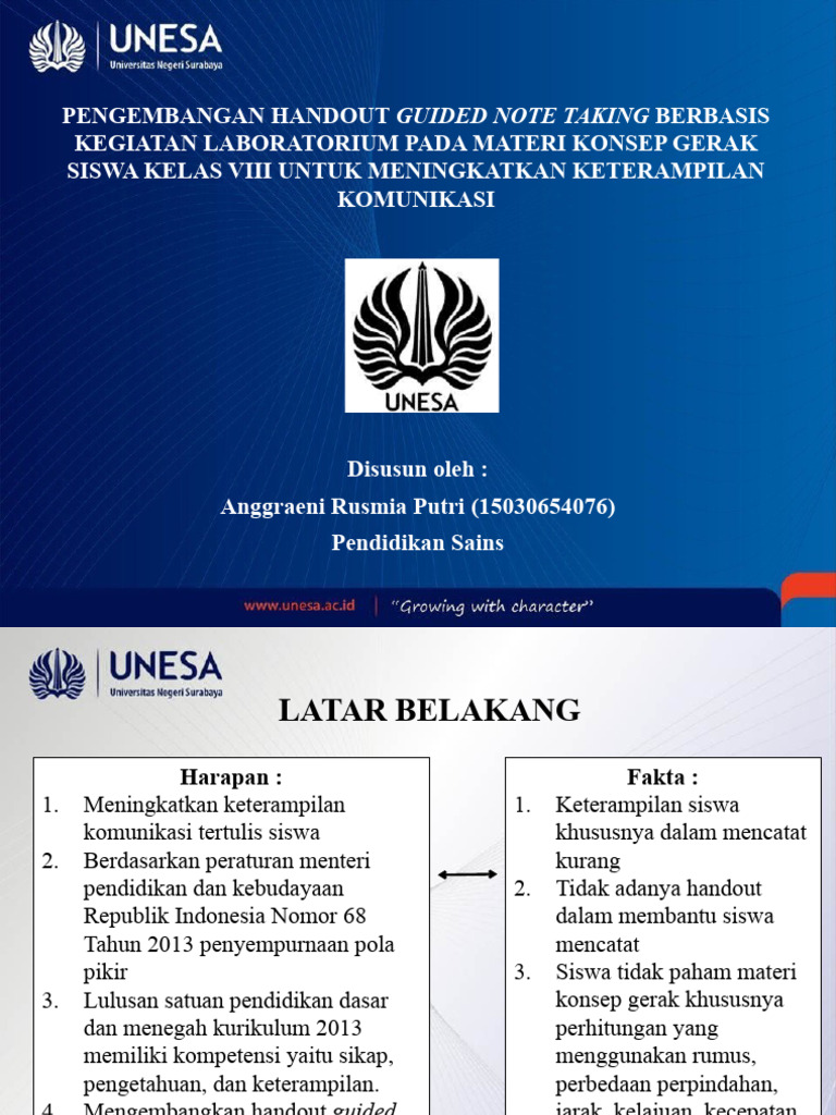 Handout Guided Note untuk Keterampilan Komunikasi | PDF