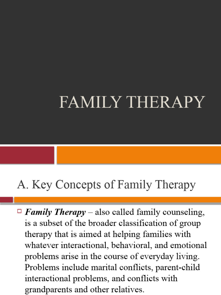 Family Therapy | PDF | Psychotherapy | Family Therapy