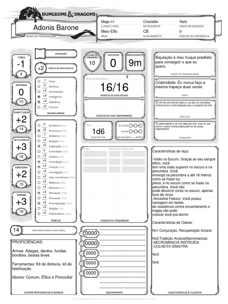 Ficha Adonis | PDF | Superstições | Folclore