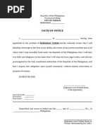 SALN Transmittal Checklist OMB Form 8 | PDF