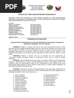 Kagawad Resolution | PDF
