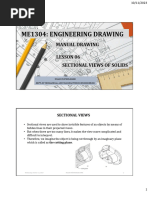 Sectional Views | PDF | Shape | Perpendicular