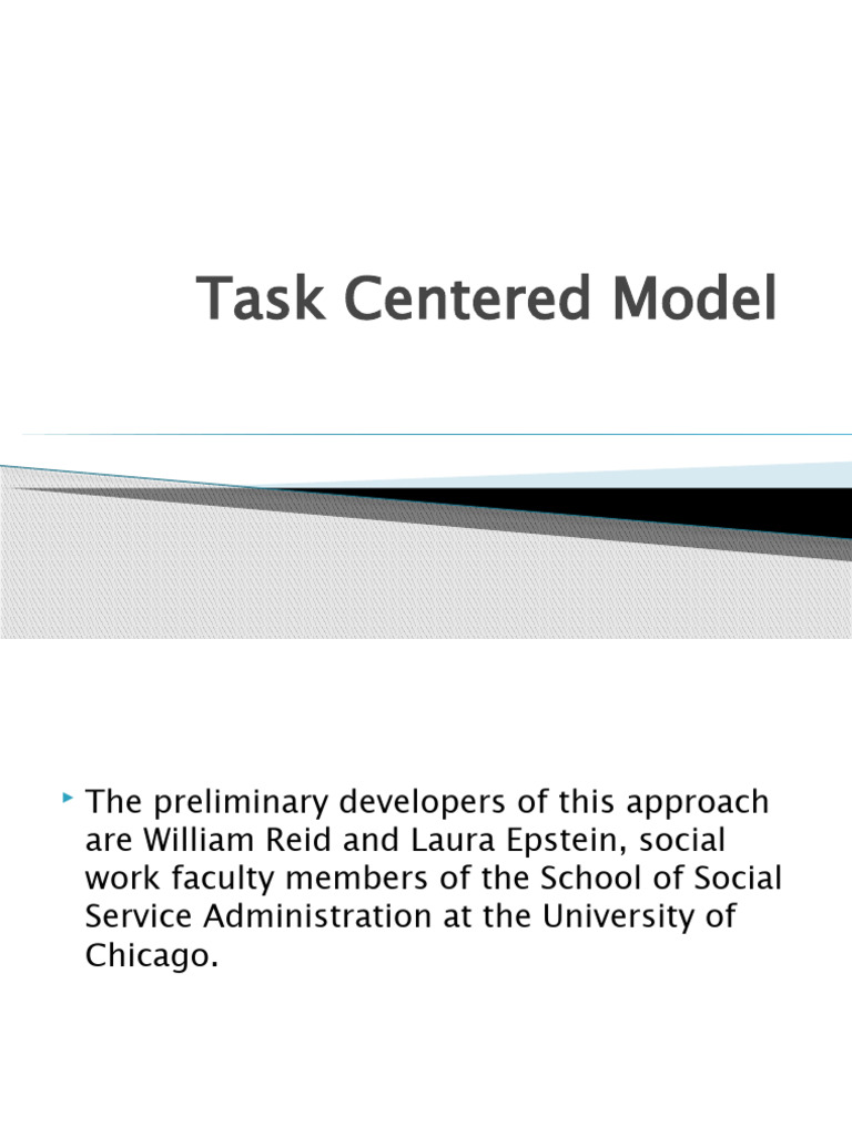 Task Centered Model | PDF | Attention | Psychology