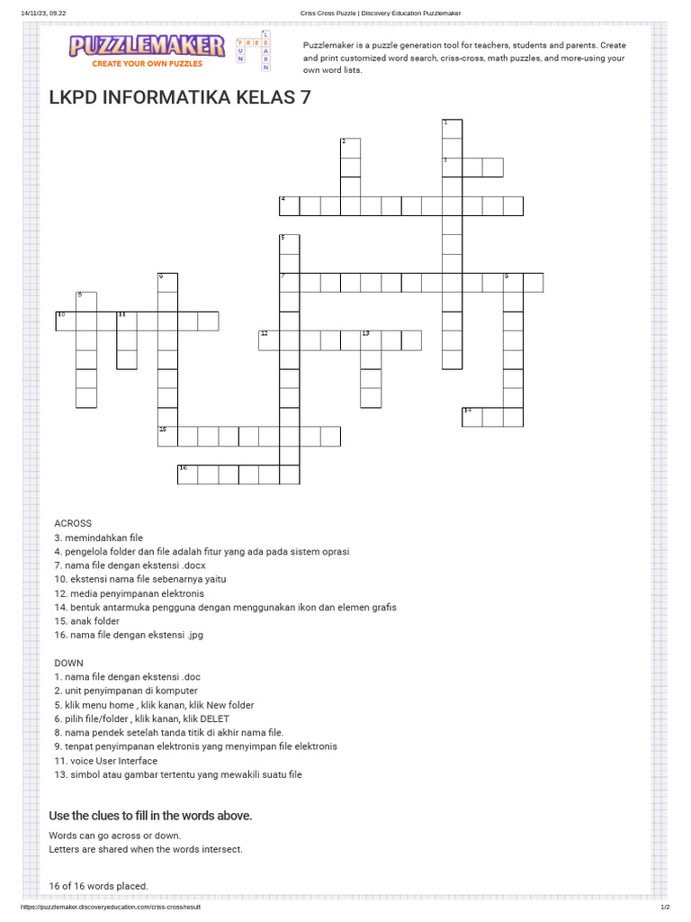 LKPD Informatika | PDF