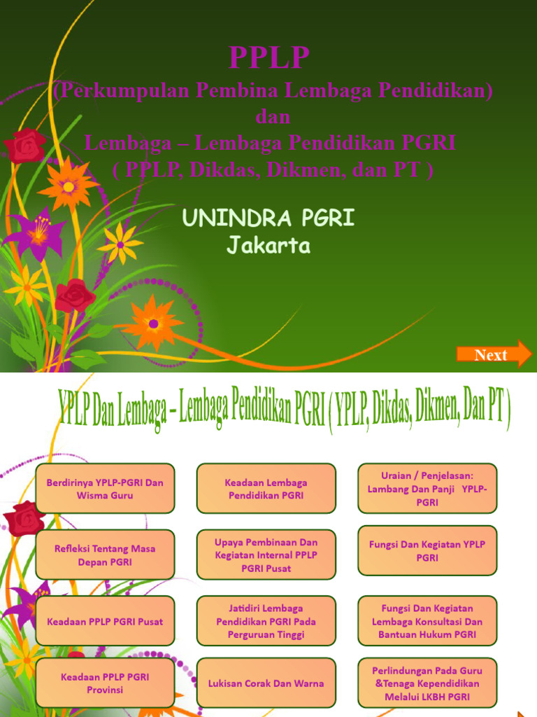 Sejarah dan Perkembangan YPLP PGRI | PDF