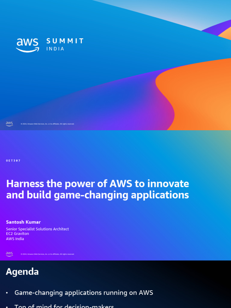 Harness The Power of AWS To Build Game-Changing Applications | PDF ...