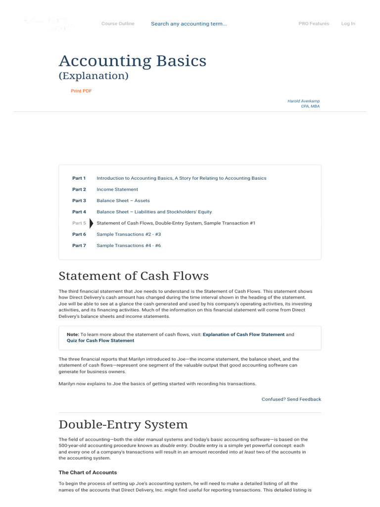 Accounting Basics for Beginners | PDF | Debits And Credits | Balance Sheet