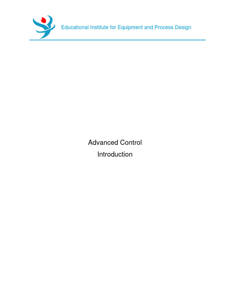 Adv Control-Introduction | PDF | Technology & Engineering