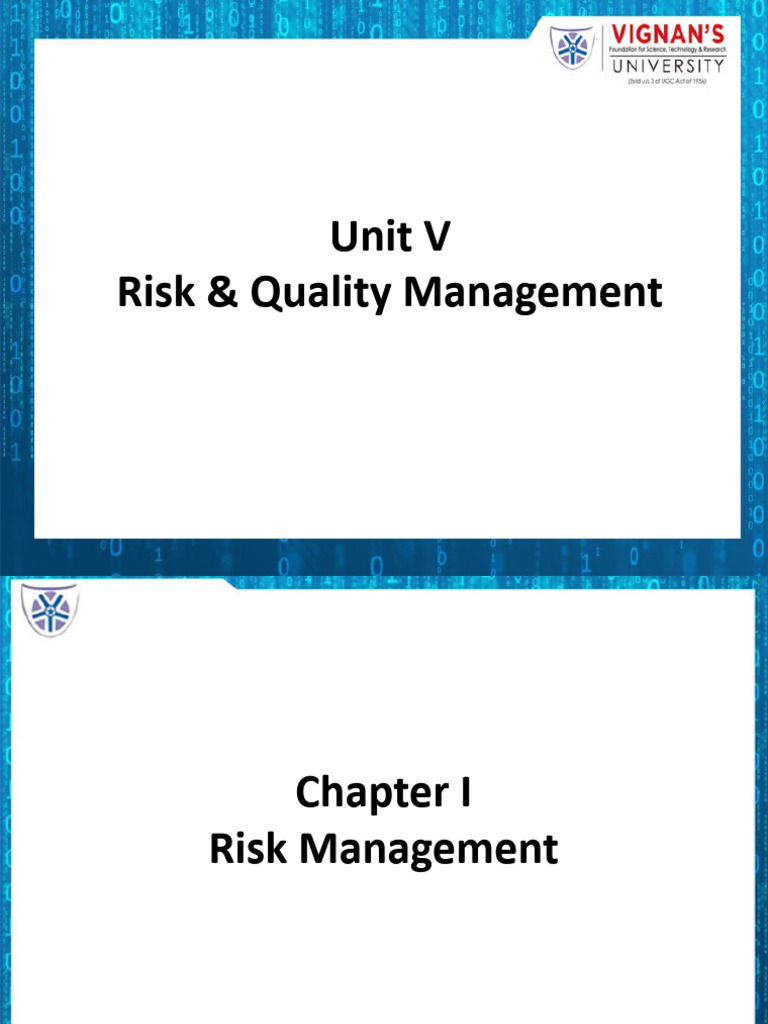 Unit V | PDF | Risk | Computing