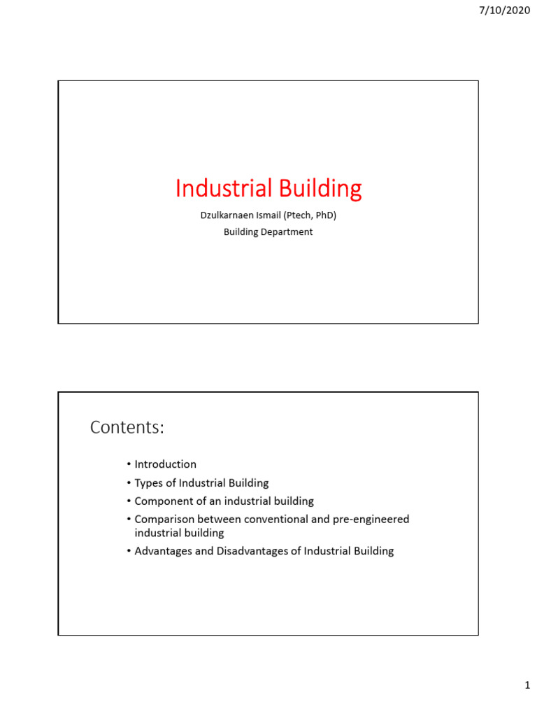 Industrial Building Notes Pdf Truss Beam Structure