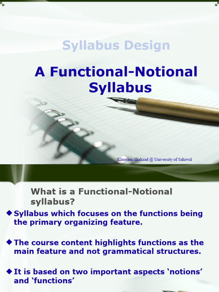 Notional Syllabus | Download Free PDF | Linguistics | Psycholinguistics