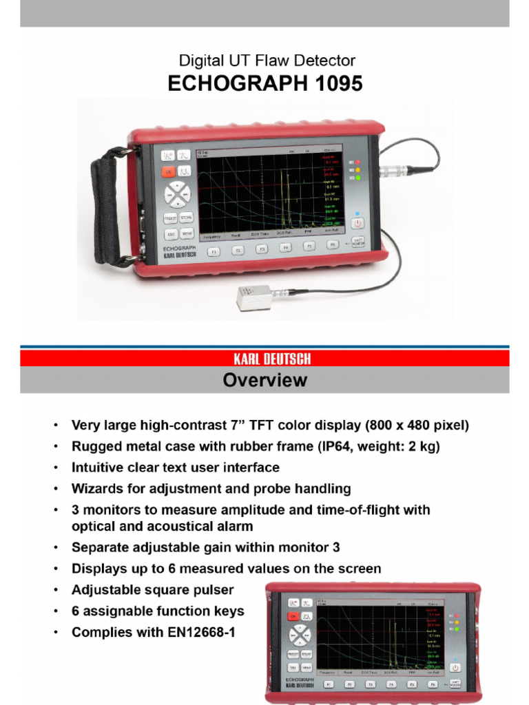 Brochure Echograph KArl Deutsch | PDF