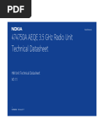 Nokia AZQJ 475244A AirScale RRH 8T8R n78 320W Tds | PDF | Lte ...