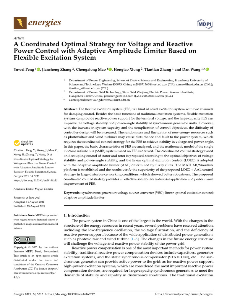 Energies 14 05212 | PDF | Ac Power | Electrical Engineering