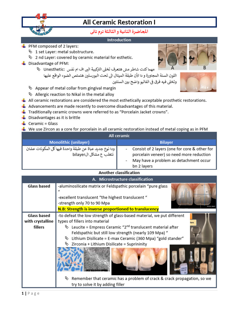 All Ceramic Restoration | PDF | Ceramics | Building Engineering