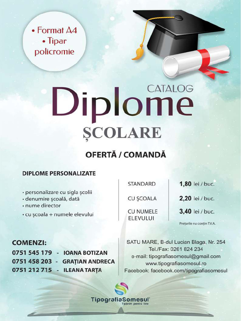 Oferta DIPLOME SCOLARE 2024 (1) | PDF