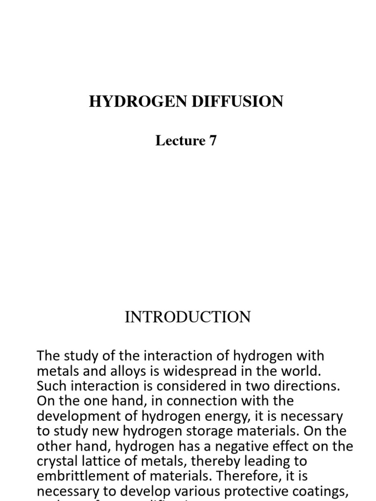 Lecture 7 | PDF | Diffusion | Crystal Structure