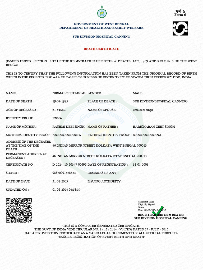 Nirmal_Death (1) | Download Free PDF | Government And Personhood | Human Rights