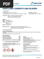 PPC Msds - Cement 1 | PDF | Cement | Waste