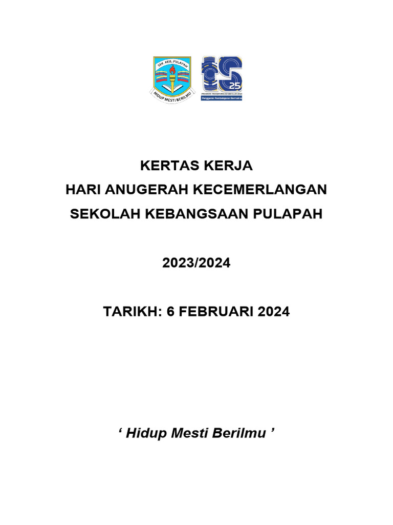 Kertas Kerja Hac 23.24 | PDF