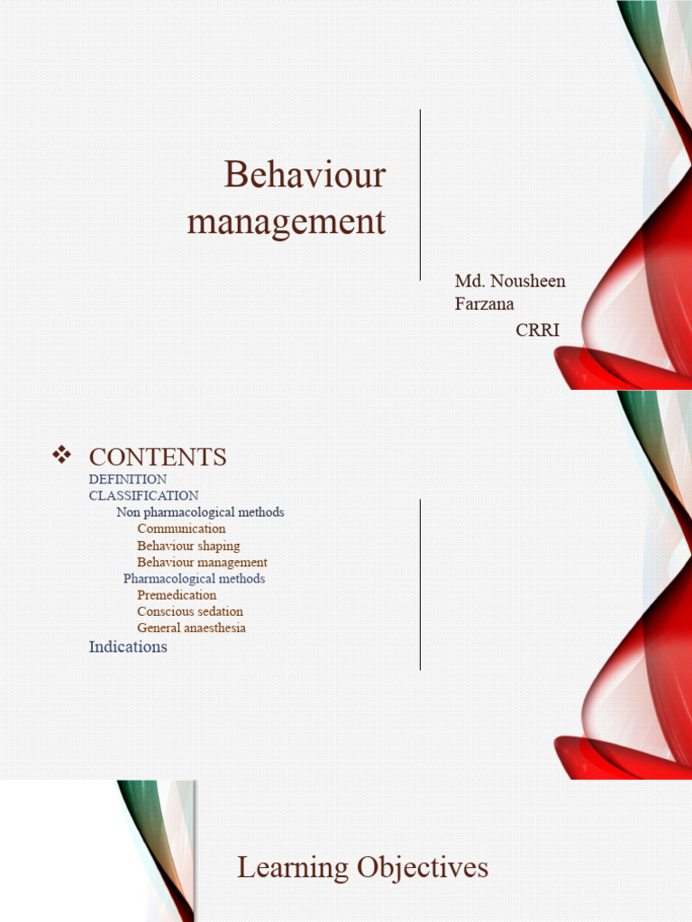 Behaviour Management | Download Free PDF | Behavior Modification | Psychological Concepts