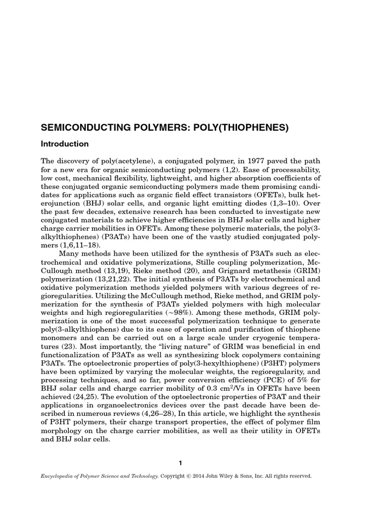 Book Chapter | PDF | Copolymer | Polymers