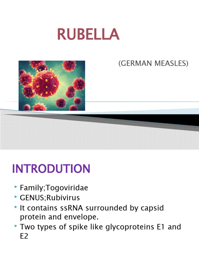 Mumps and Rubella | PDF | Health Sciences | Virus