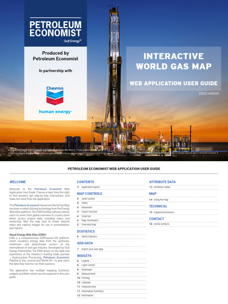 Interactive Gas Map - User Guide | PDF | World Wide Web | Internet & Web