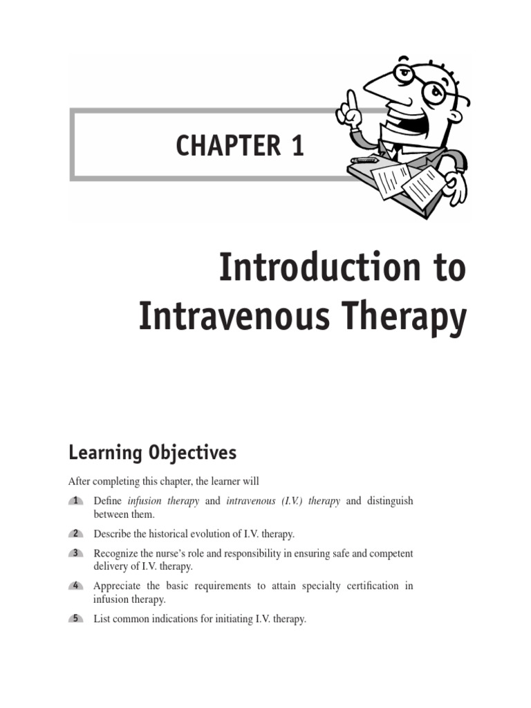 Introduction to IV Therapy | PDF | Intravenous Therapy | Clinical Medicine