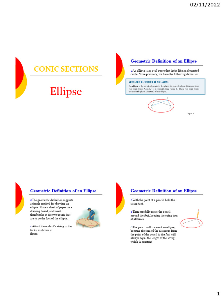 8- ellipse | Download Free PDF | Ellipse | Algebraic Geometry