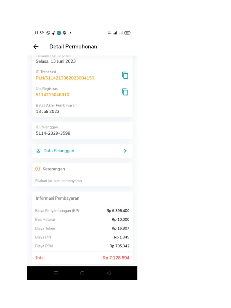 ID Billing Listrik | PDF