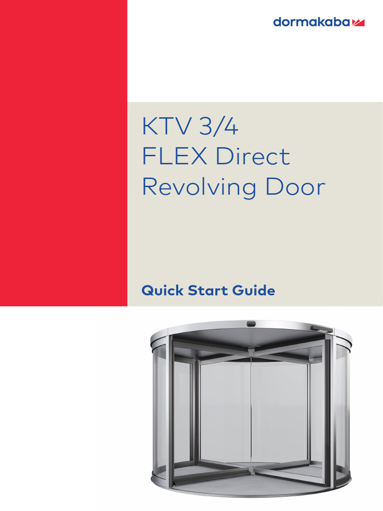 KTV 3 4 FLEX Direct - Quick Reference Guide - EN | PDF | Door | Switch