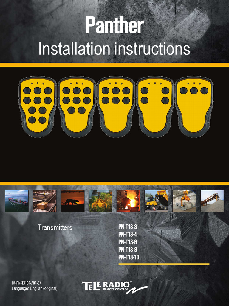 Installation Instructions: Panther | PDF | Safety | Relay