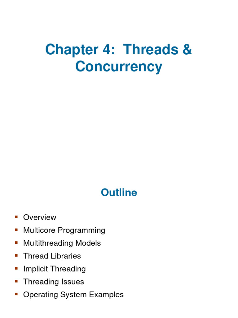 CH 4 | PDF | Thread (Computing) | Multi Core Processor