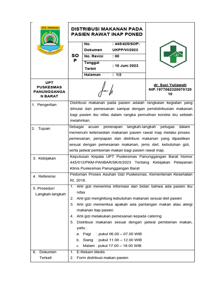 Fix Distribusi Makan | PDF | Kesehatan Holistik | Teknologi & Rekayasa