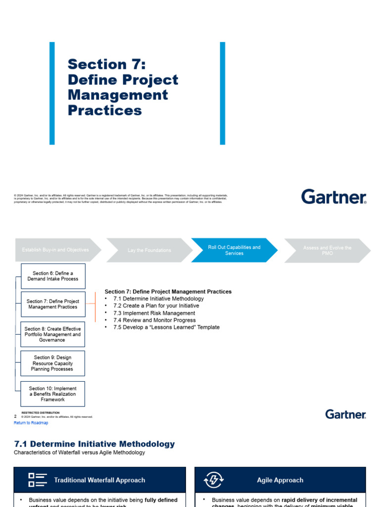 PMO Playbook Section7 | PDF | Risk | Risk Management