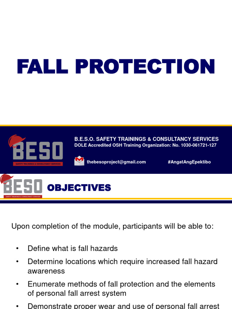 Topic 8 Fall Protection Pdf Safety Occupational Safety And Health