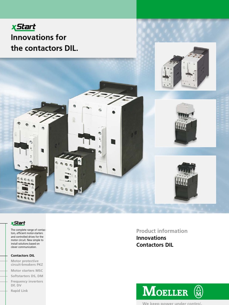 Innovations For The Contactors DIL.: Product Information | PDF | Switch ...