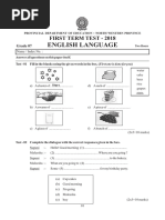 Grade 6 English Paper | PDF