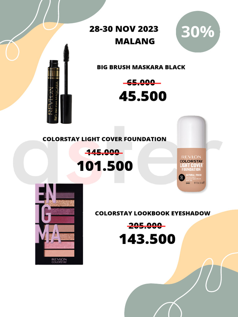 Revlon 30% | Download Free PDF | Toiletry | Body Art